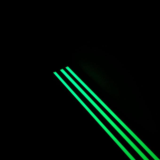 Yellow Green Egress Photoluminescent Exit Path Markings Glow In The Dark